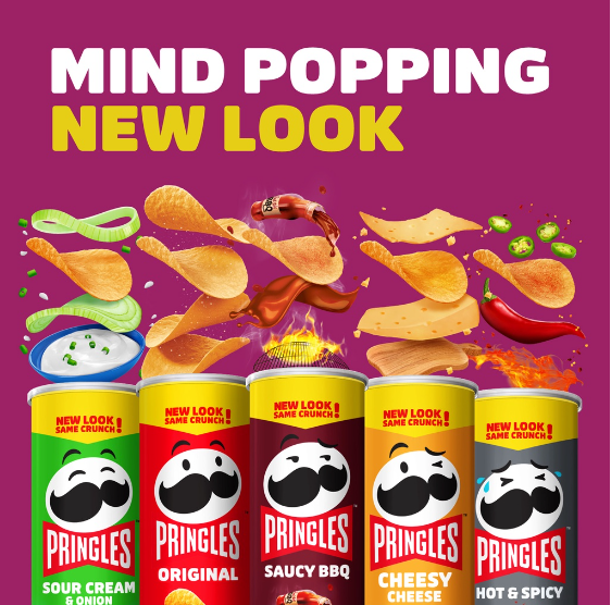 Pringles Potato Crisps Chips - Saucy BBQ 102g [0048]